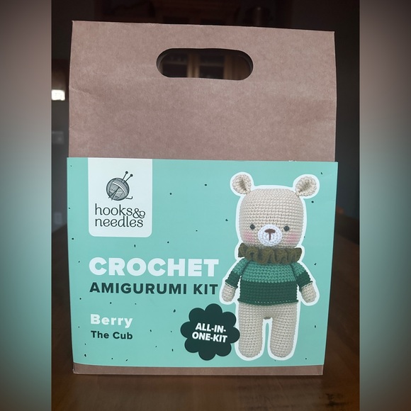 hooks & needles | Other | Nwt Hooks Needles Crochet Amigurumi Kit Berry ...